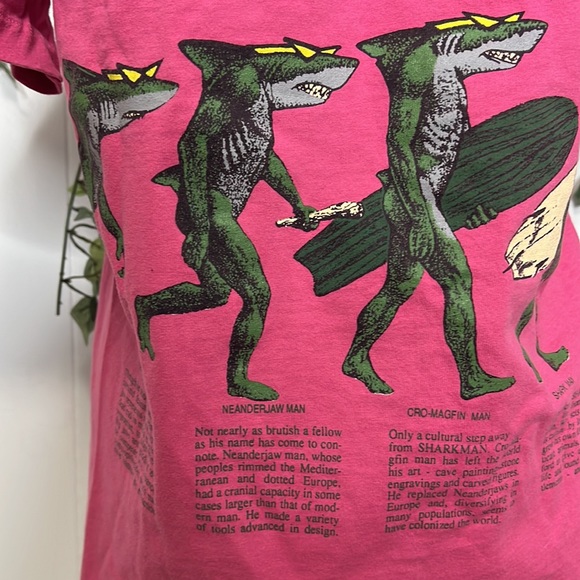 Maui and Sons | Tops | Vintage Maui And Sons Evolution Of Shark Man ...